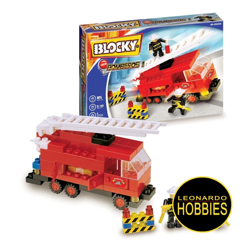 Set Bomberos 1 85 piezas Blocky 0650 – Leonardo Hobbies