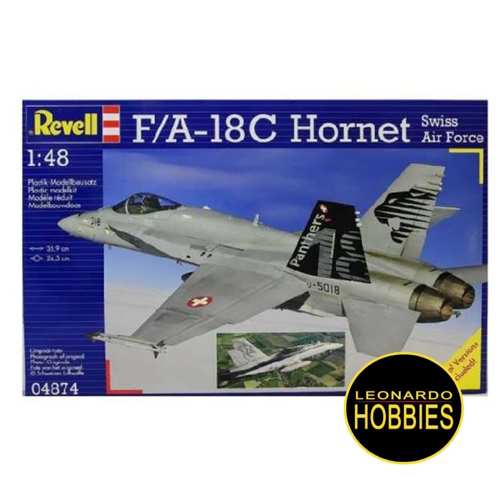 F/A-18C Hornet Swiss Air Force Escala 1/48 Revell 04874 – Leonardo Hobbies