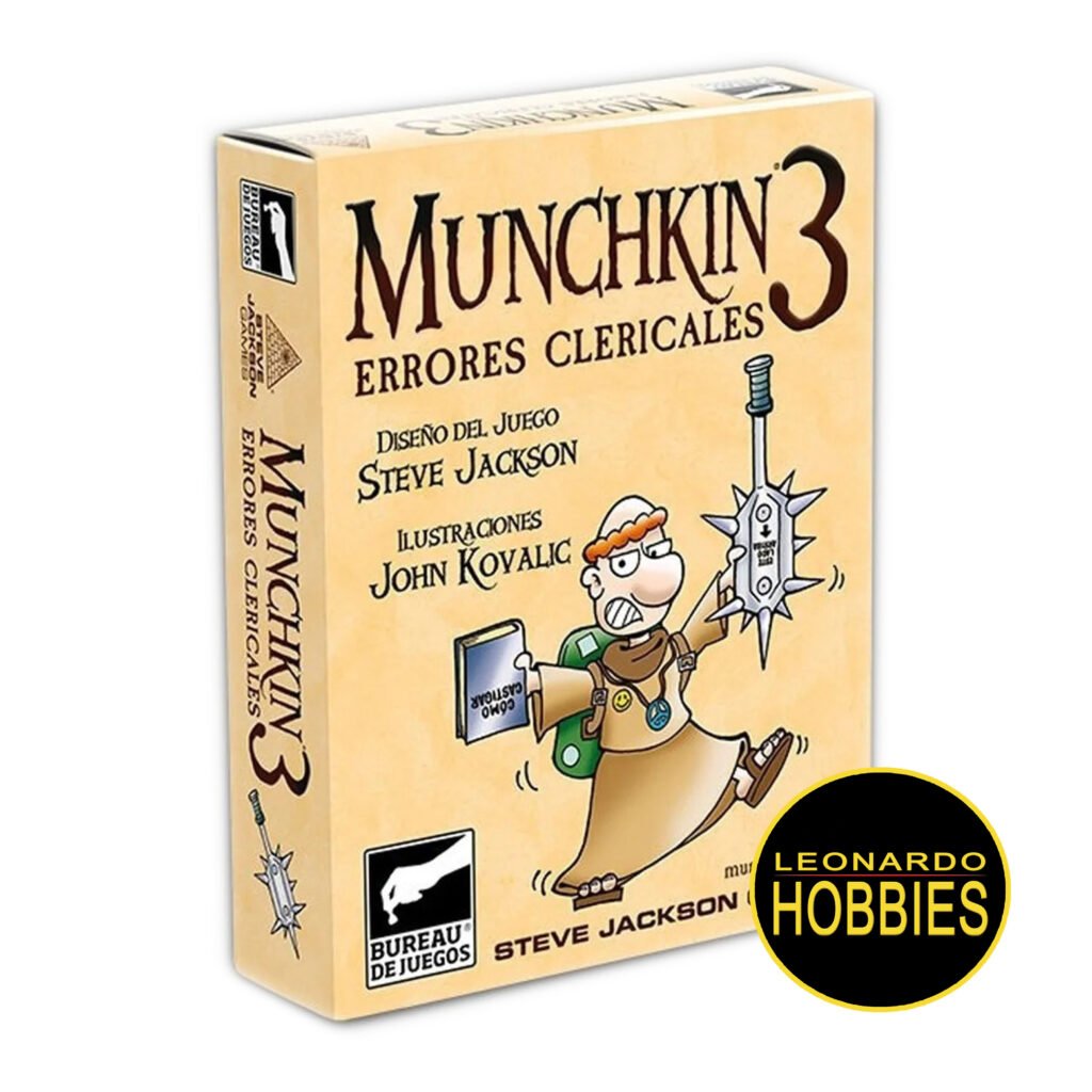 Munchkin 3: Errores Clericales Expansión Bureau 800288 – Leonardo Hobbies