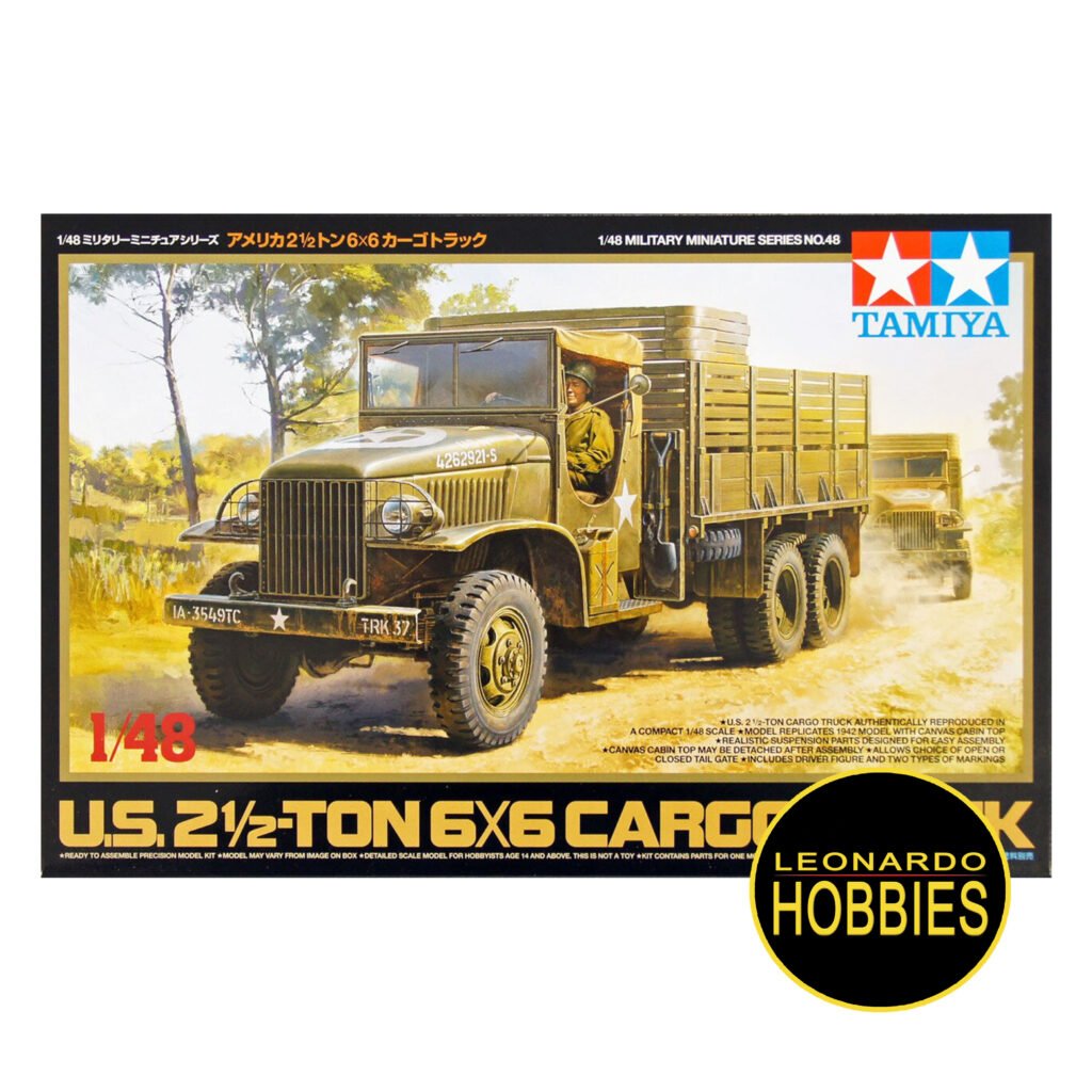 Us 2.5 Ton 6×6 Cargo Truck Escala 1/48 Tamiya 32548 – Leonardo Hobbies