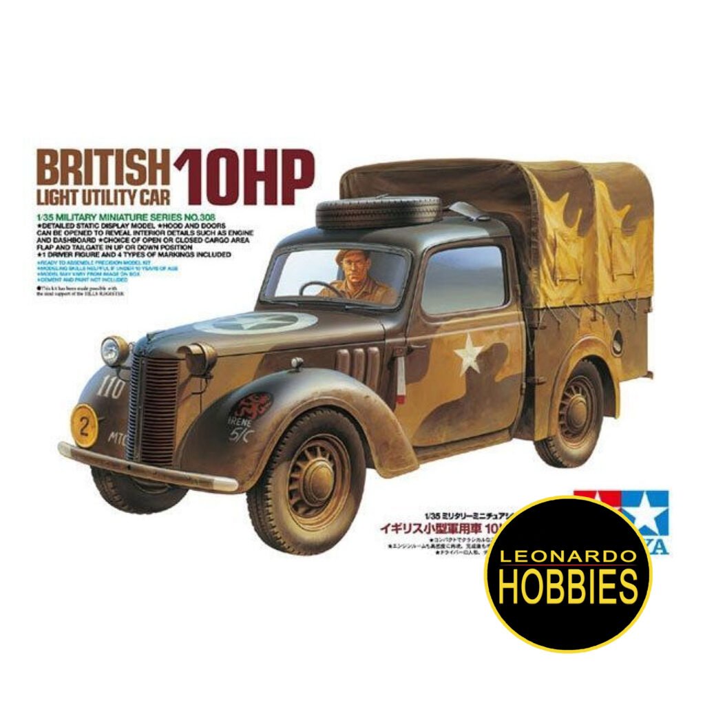 British 10HP Light Utility Car Escala 1/35 Tamiya 35308 – Leonardo Hobbies