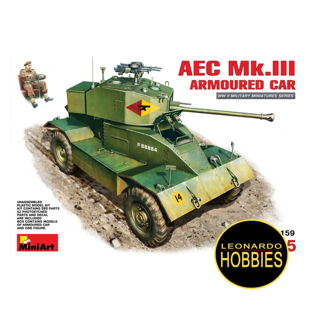 AEC Mk III Armoured Car Escala 1/35 Miniart 35159 – Leonardo Hobbies