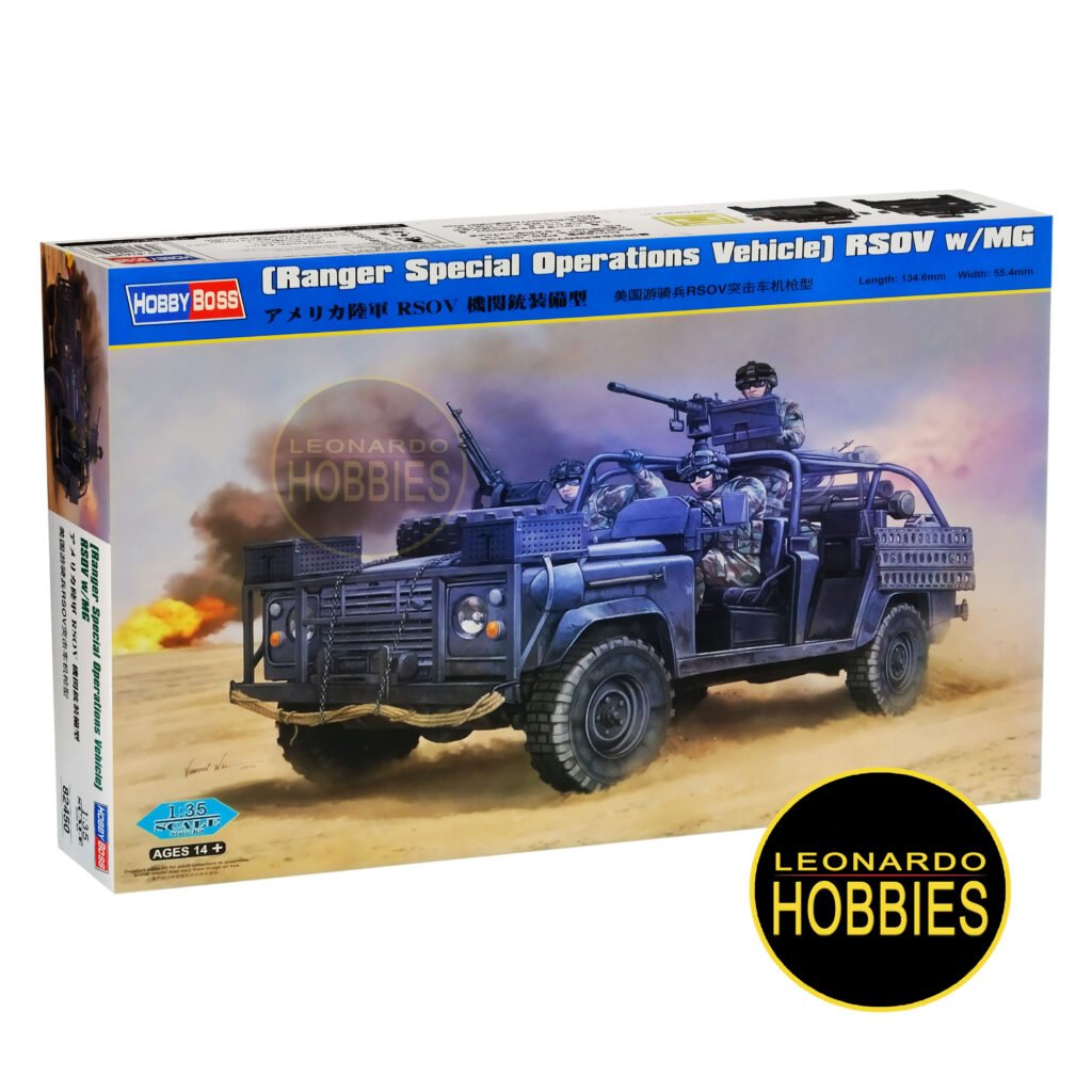 (Ranger Special Operations Vehicle) RSOV with MG Escala 1/35 Hobby Boss ...