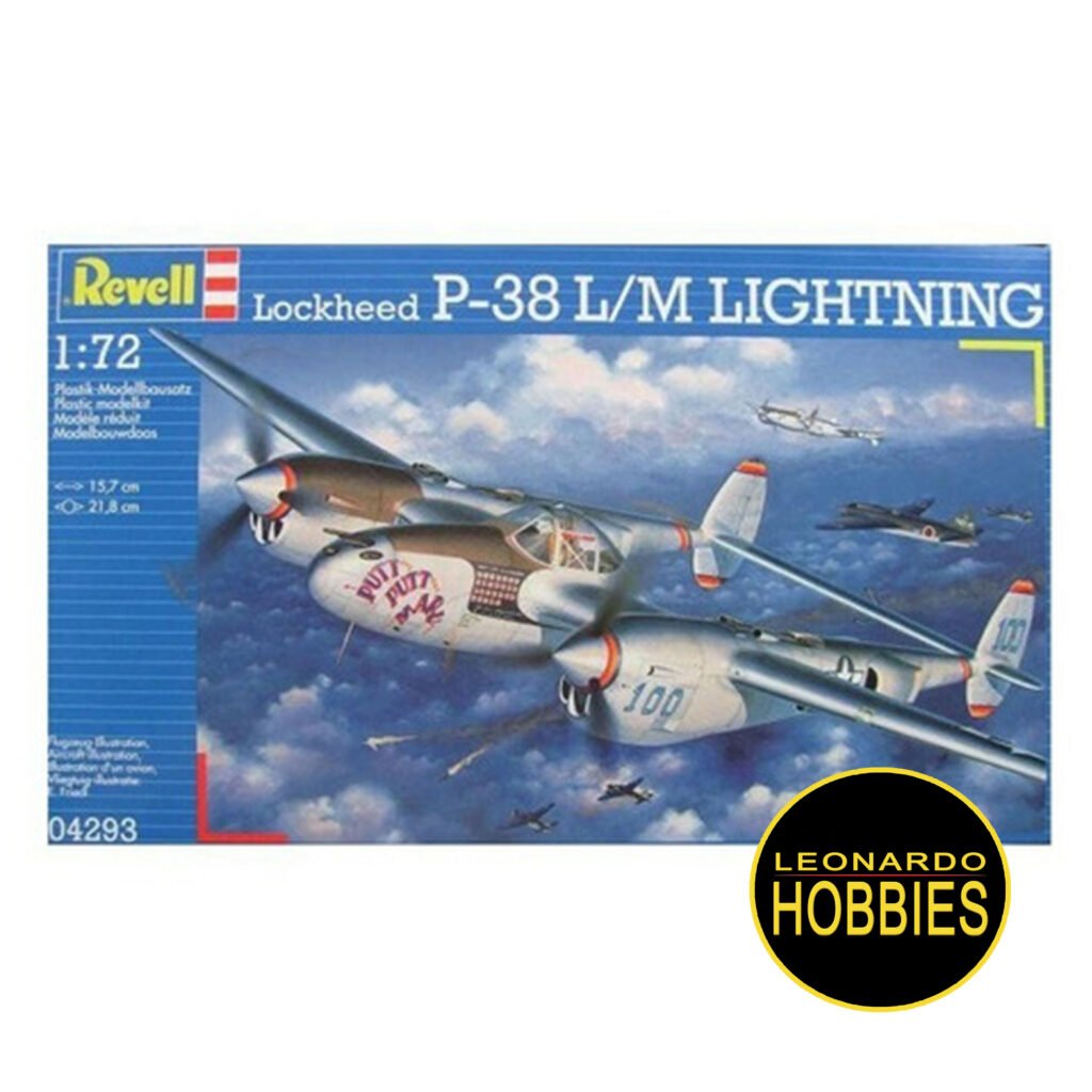 Lockheed P-38 L/M Lightning Escala 1/72 Revell 04293 – Leonardo Hobbies