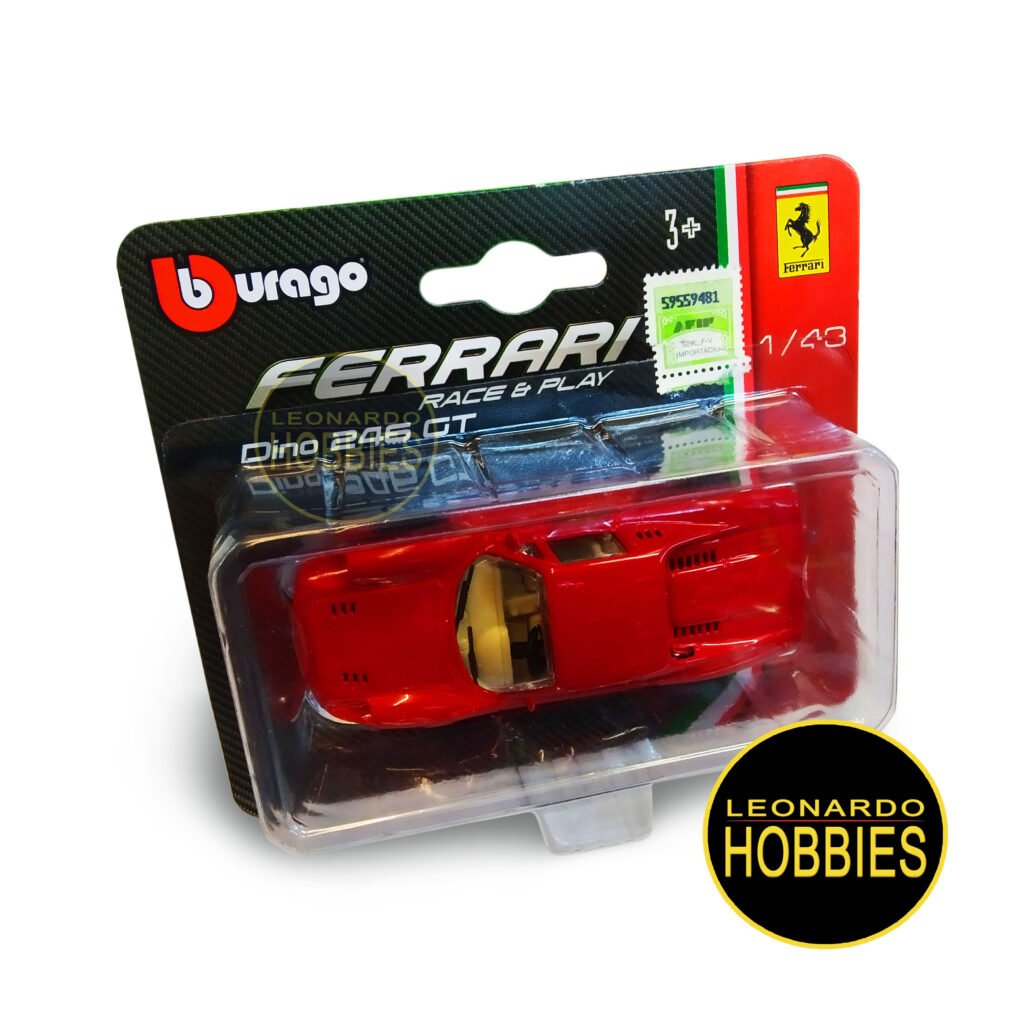 Ferrari Dino 246 GT Escala 1/43 Bburago 31105 – Leonardo Hobbies