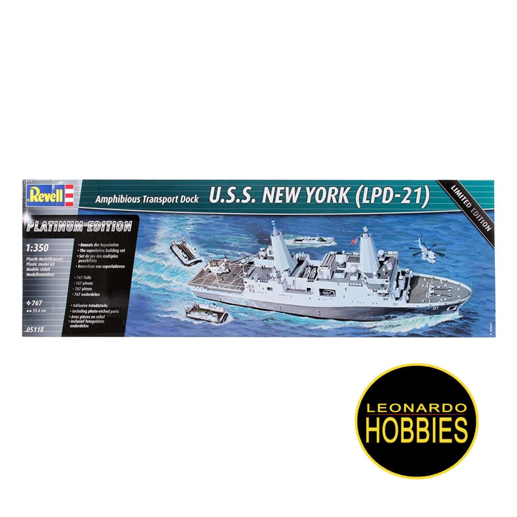 USS New York (Platinum Edition) Escala 1/350 Revell 5118 – Leonardo Hobbies