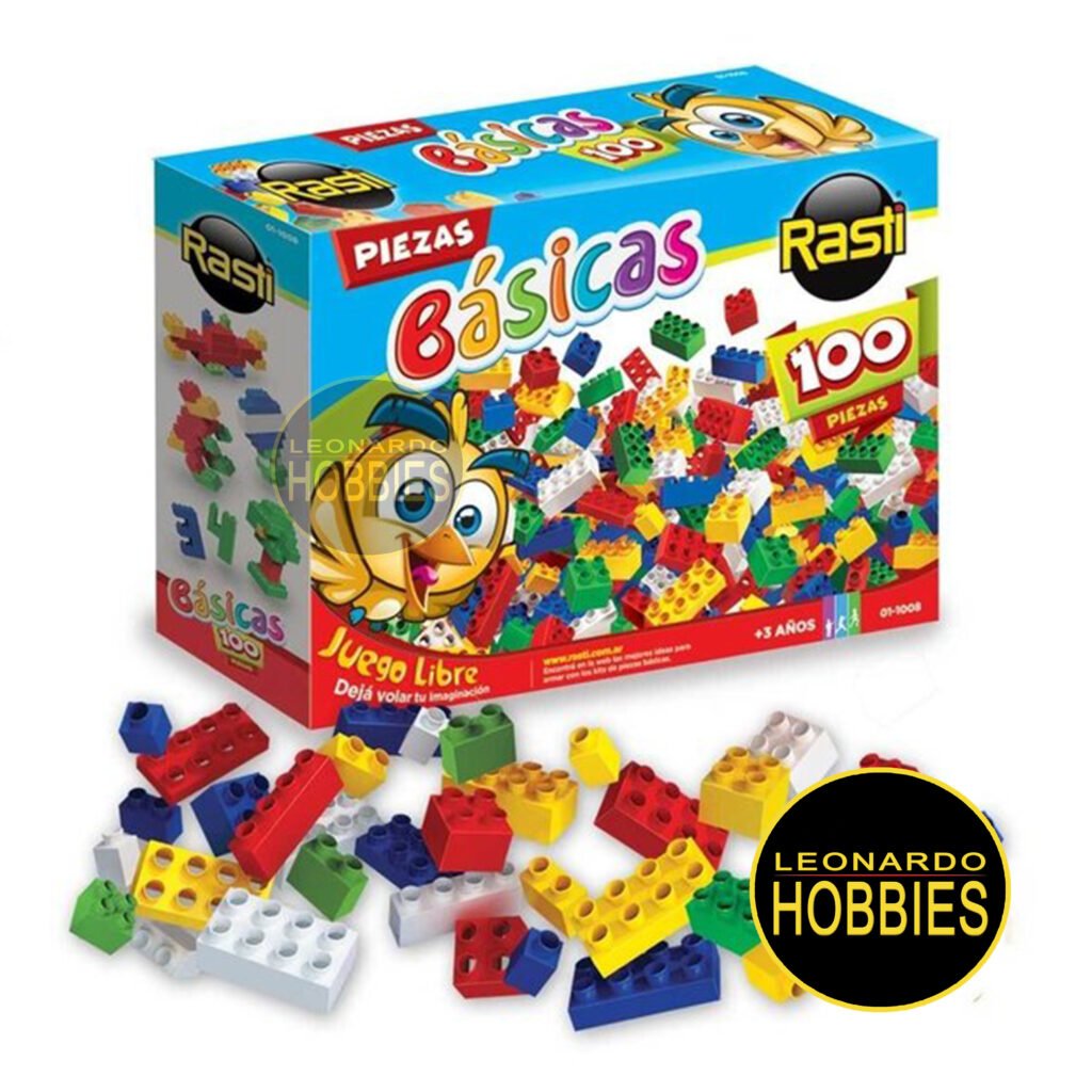 Rasti Piezas Básicas 100 Piezas 1008 – Leonardo Hobbies