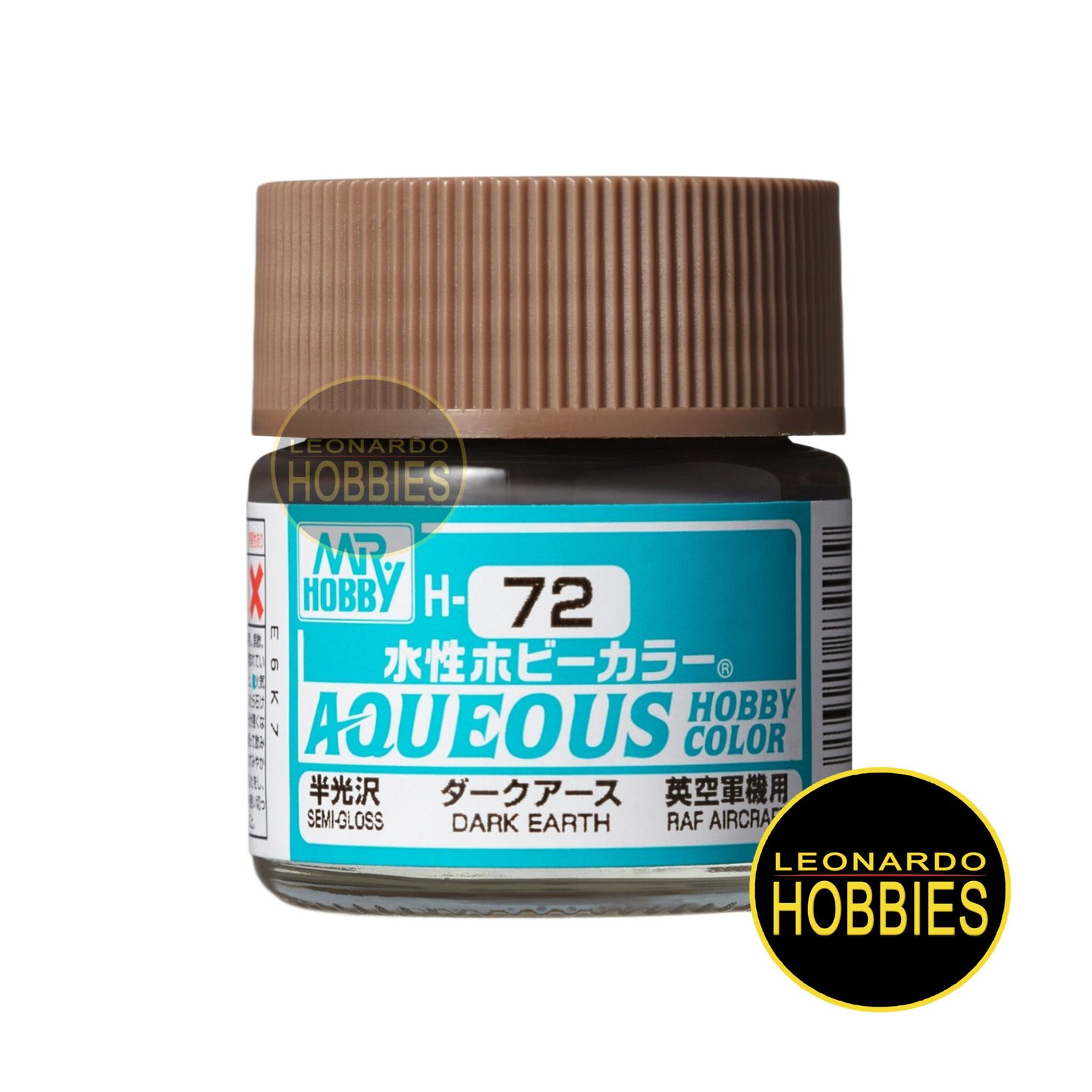 Mr. Aqueous Hobby Color Tierra Oscura Satinado 10ml Mr. Hobby H72 ...