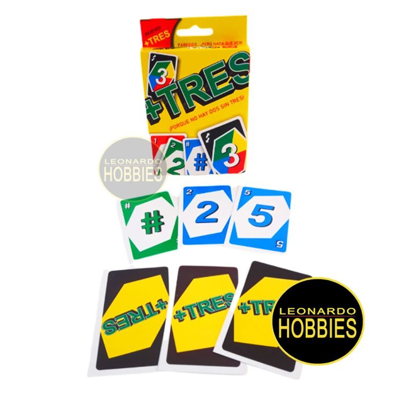 TRES Juego de Cartas Alternativo – Leonardo Hobbies