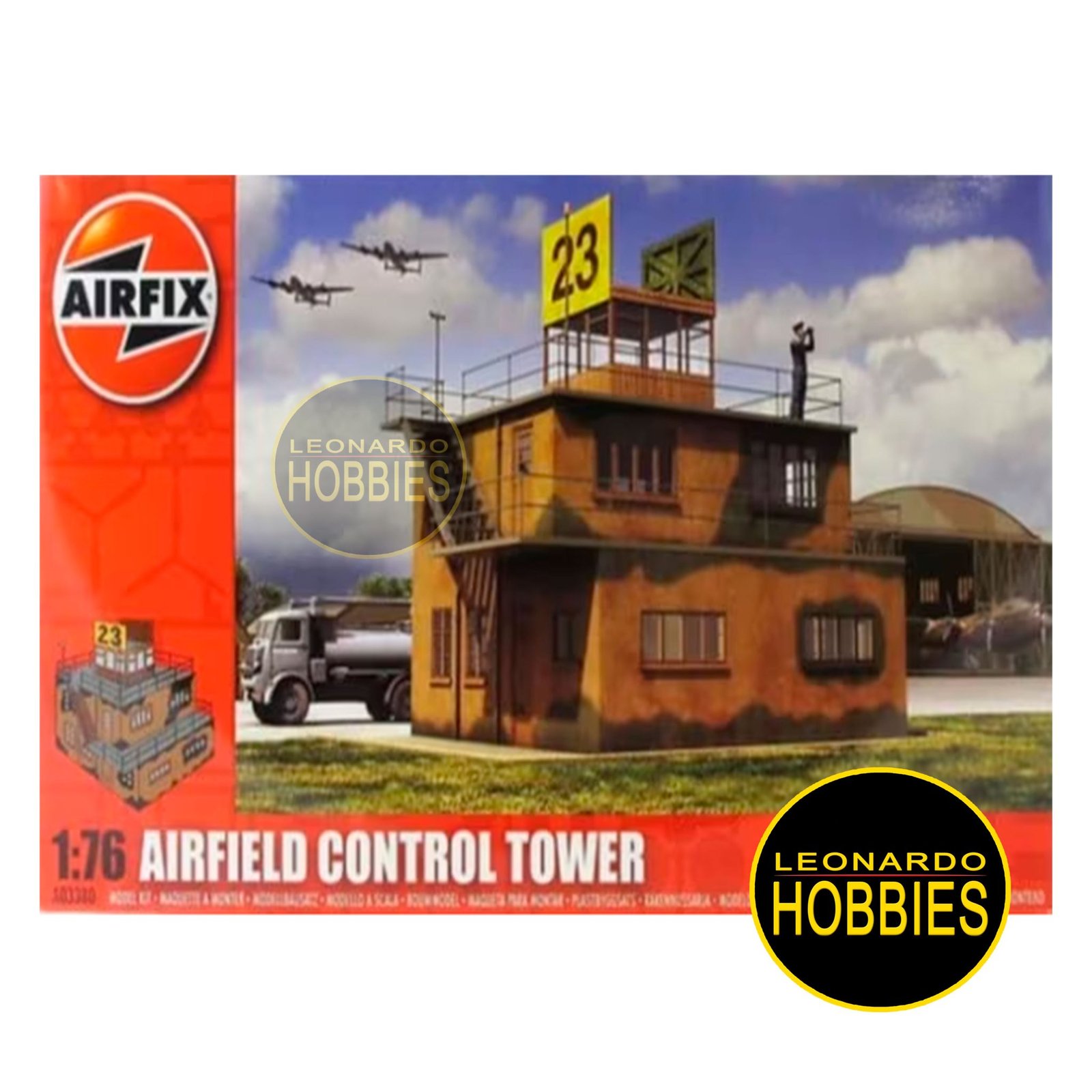 Airfield Control Tower Escala 1/76 Airfix 03380 – Leonardo Hobbies