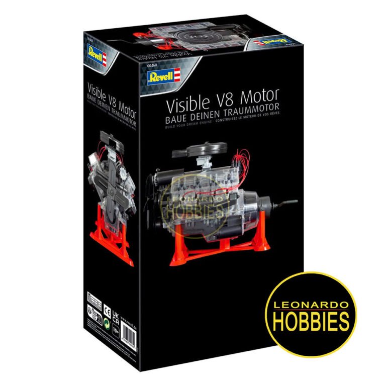 Motor V-8 Visible Escala 1/4 Revell 00460 – Leonardo Hobbies